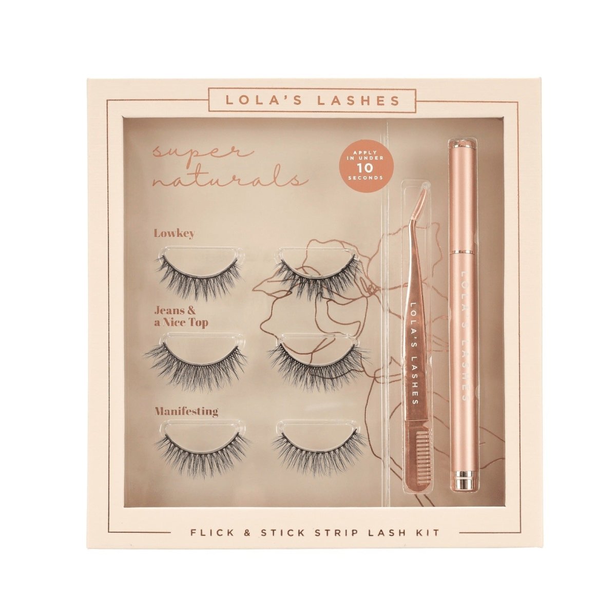 Super Naturals Flick & Stick Adhesive Eyeliner Set | Lola's Lashes Gift ...